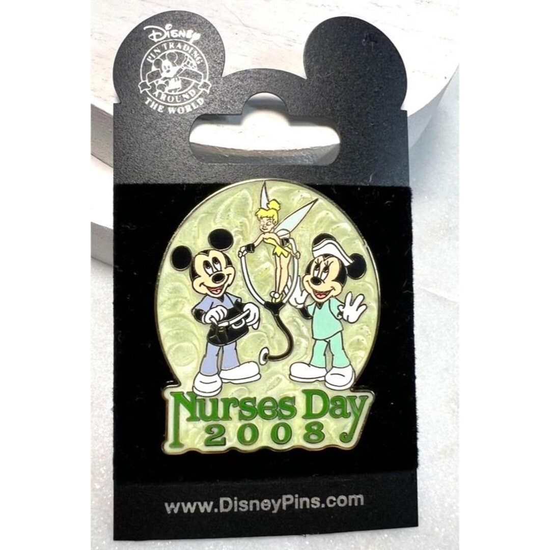 Disney Nurses Day 2008 Pin LE 3500 Dr. Mickey Nurse Minnie & Tinkerbell ...