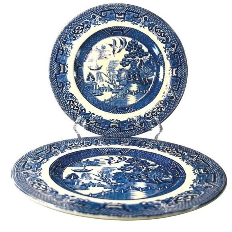Willow Pattern Plate - Etsy