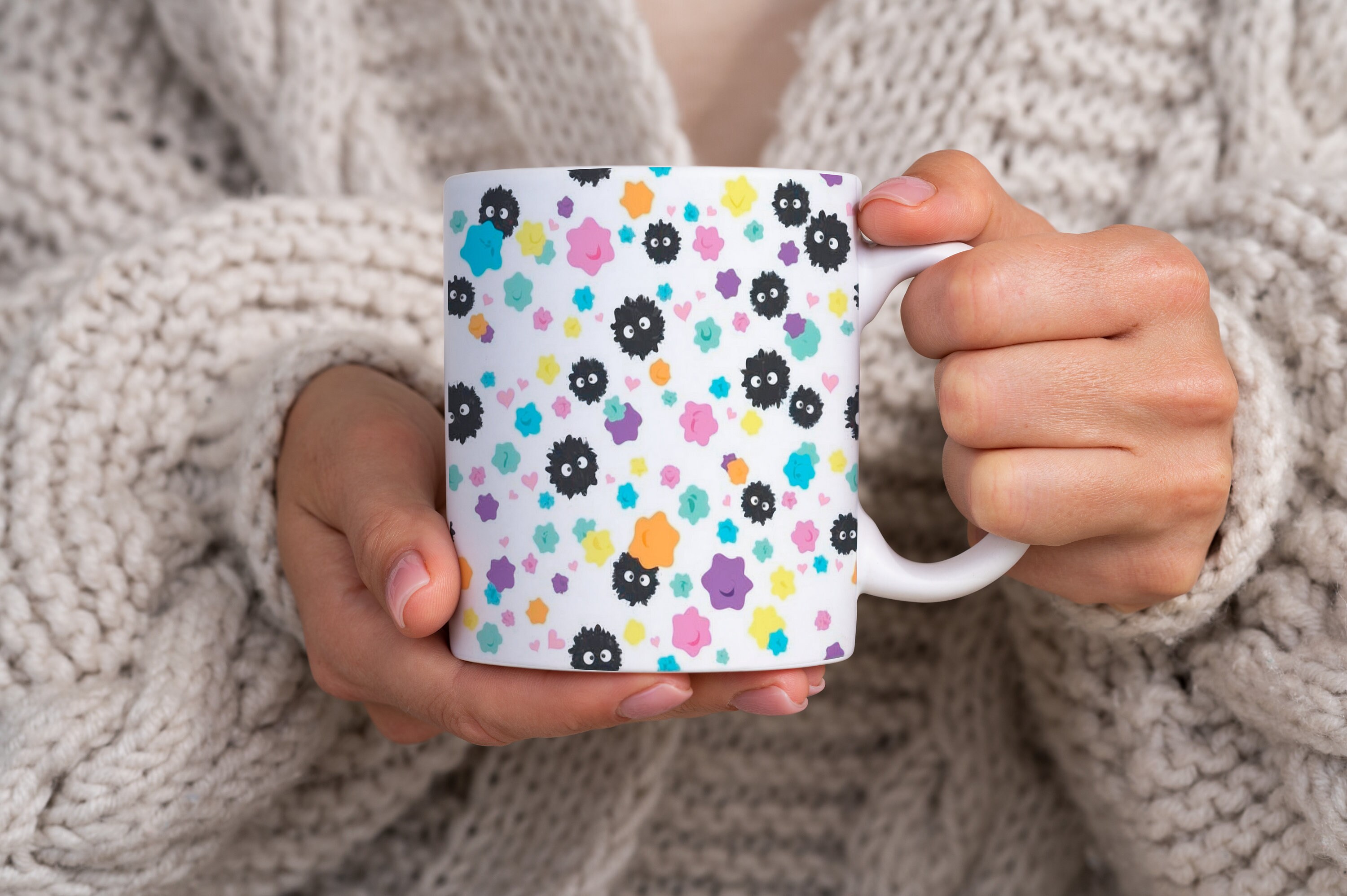 Soot Sprite Anime Inspired Tumbler Wrap, Soot Sprite Png, Tumbler ...