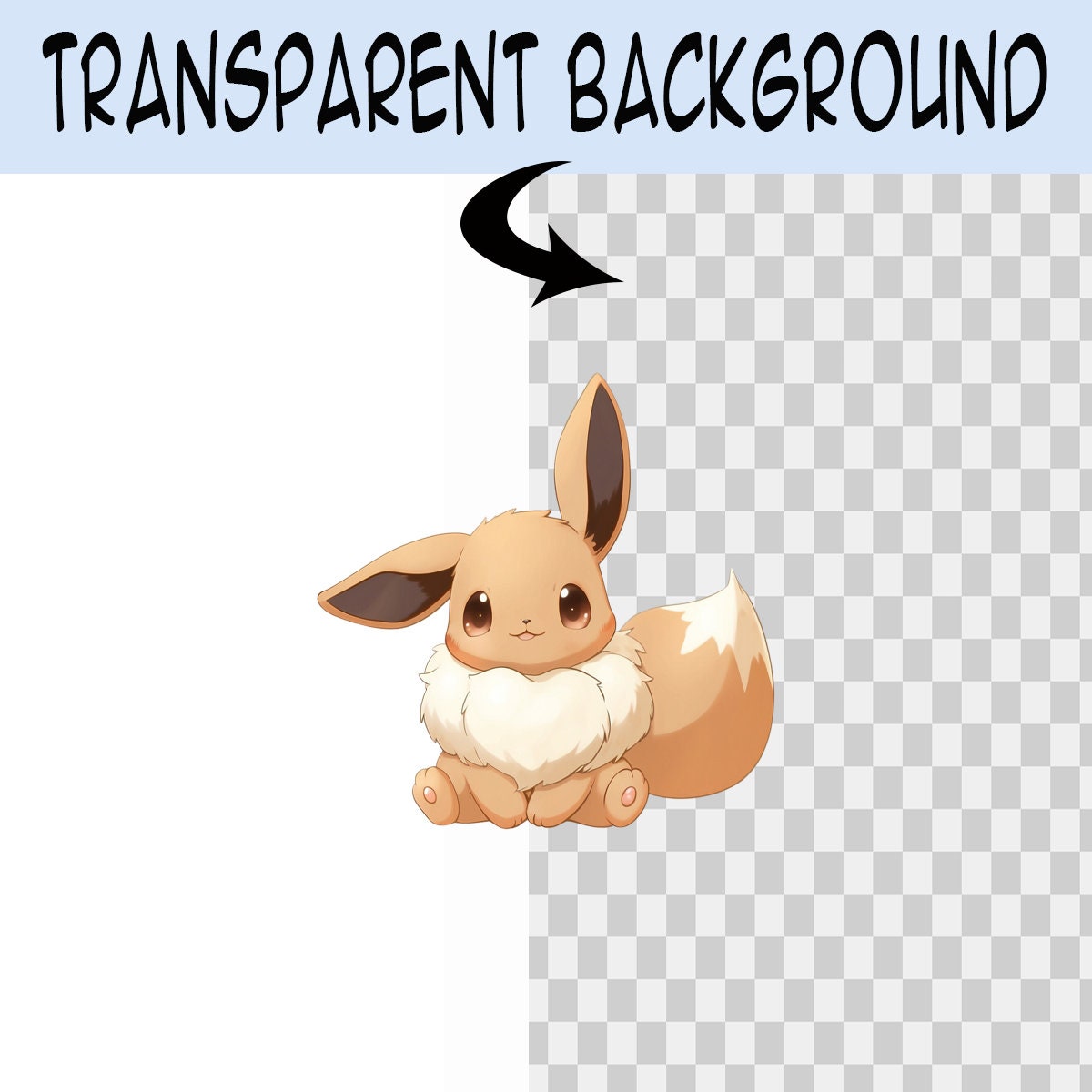 Eeveelutions PNG Bundle, Pokemon Digital Sticker File, Eevee Clipart ...