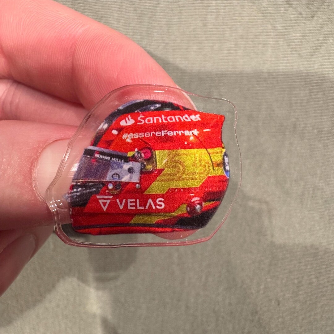 Carlos Sainz Helmet Croc Jibbitz - Etsy