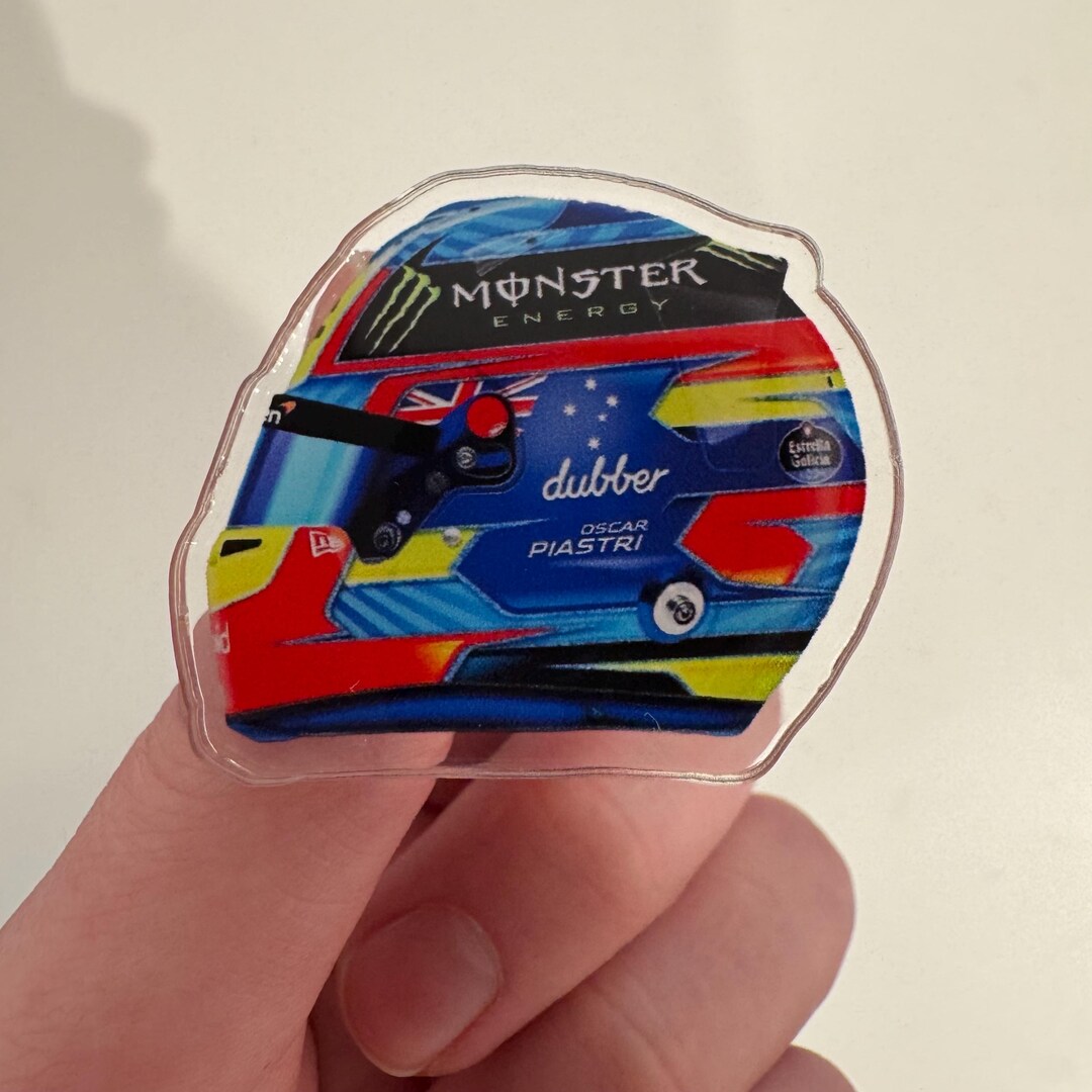 Oscar Piastri Helmet Croc Jibbitz - Etsy