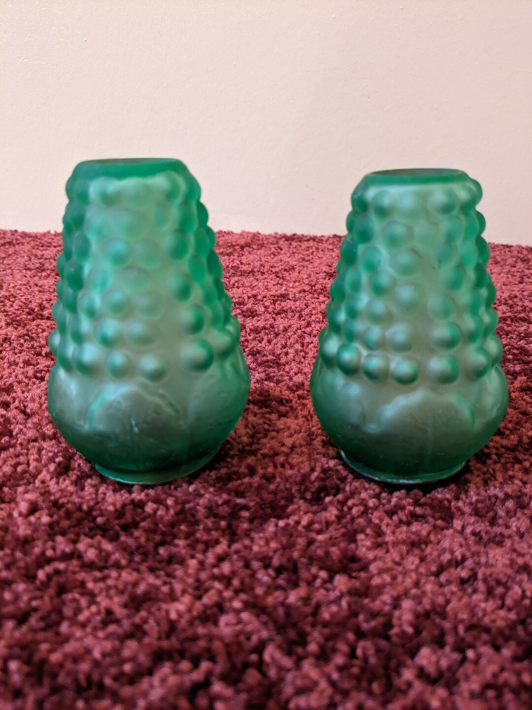 TWO 1960's Green Grape Clusters Candle Holders - Etsy