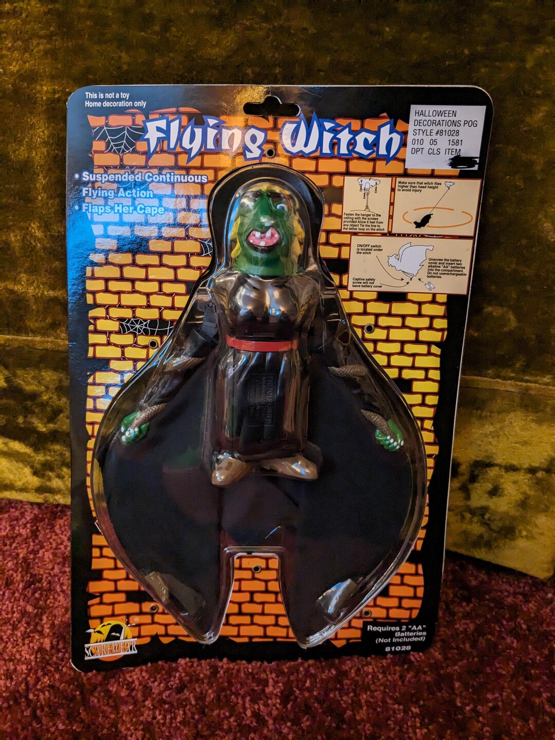 1990's Fly Witch Decor Never Opened - Etsy