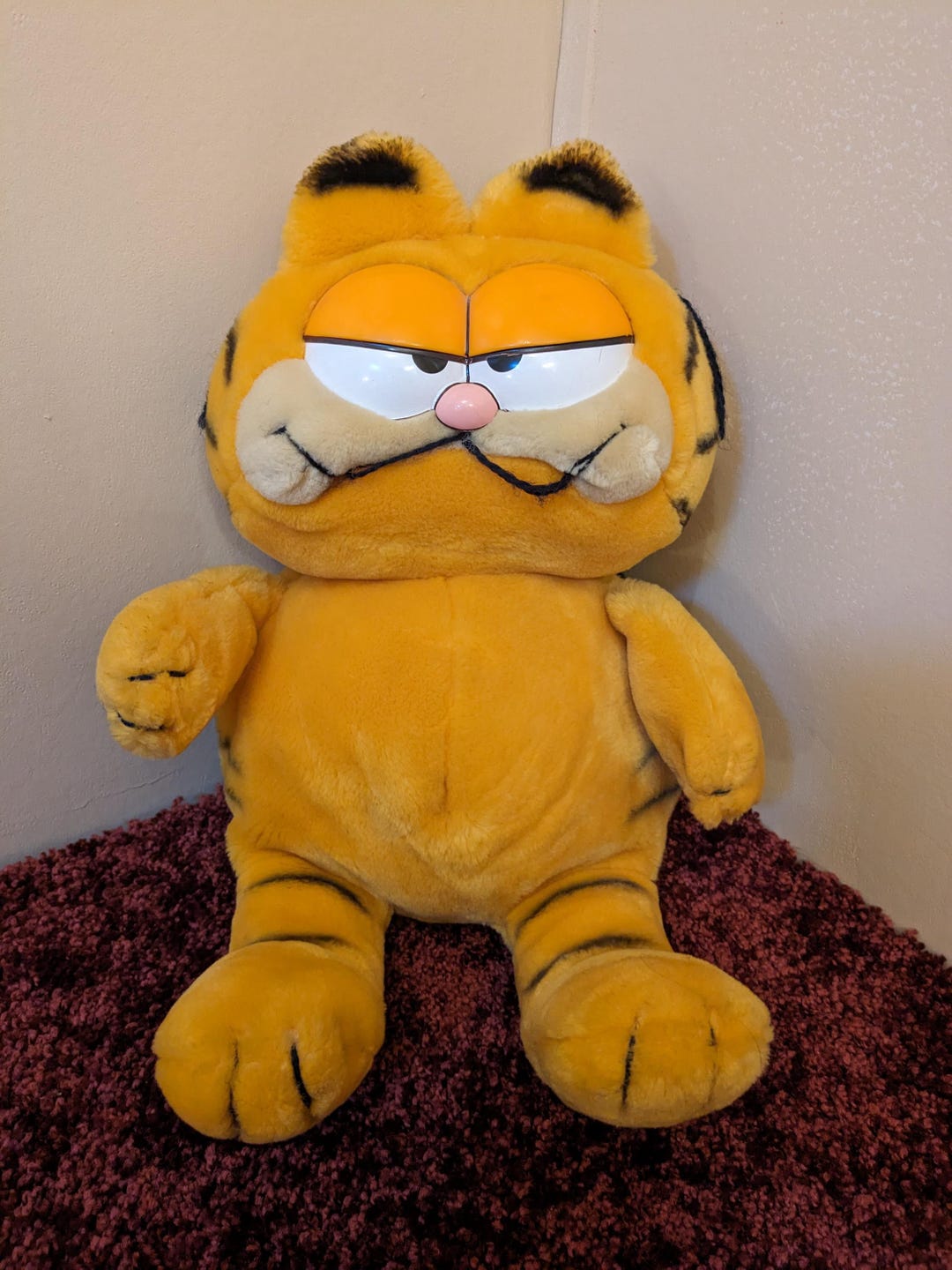 1980's Garfield Stuffed Animal - Etsy