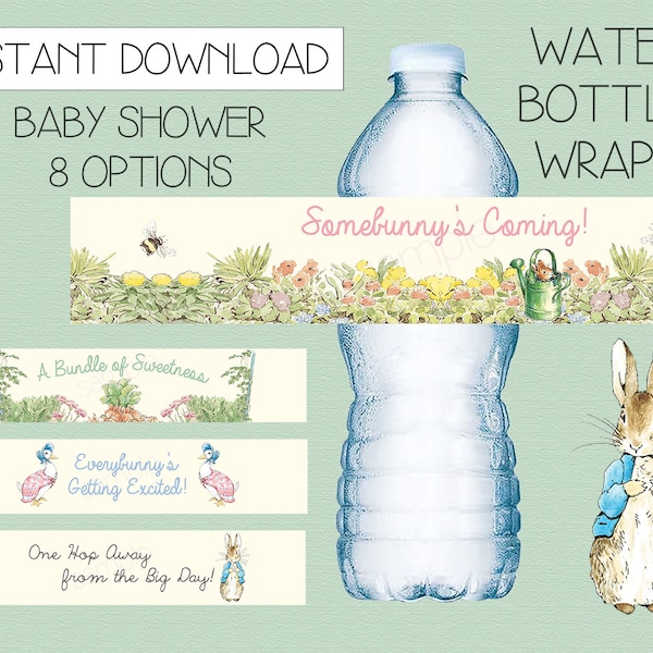 Rabbit Water Bottle - Etsy
