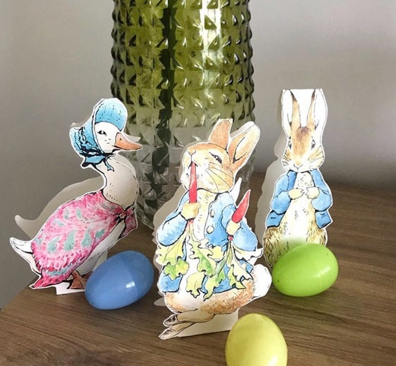 INSTANT DOWNLOAD - LARGE - Peter Rabbit Cut Out Table Stands - 10 ...