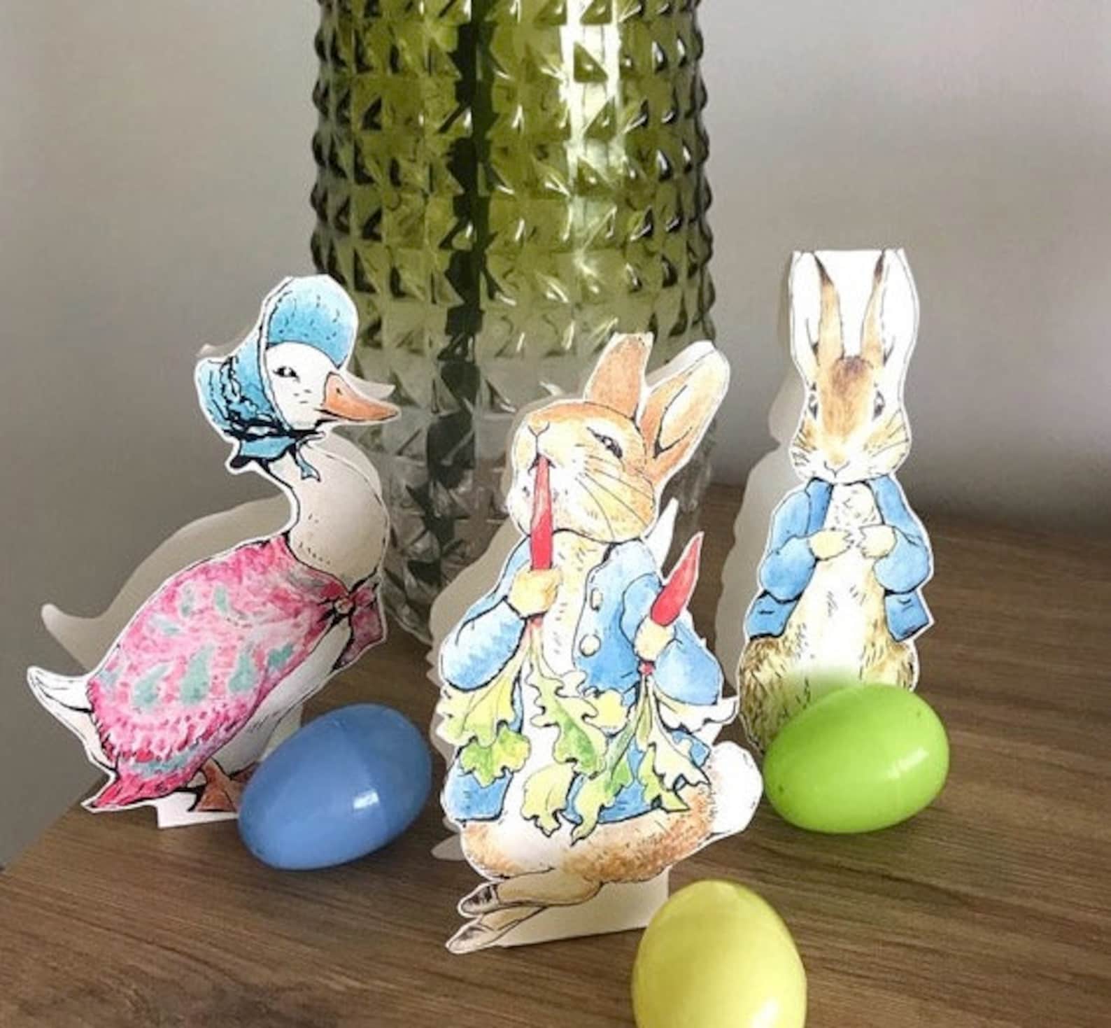 INSTANT DOWNLOAD SMALL Peter Rabbit Cut Out Stands 12 - Etsy