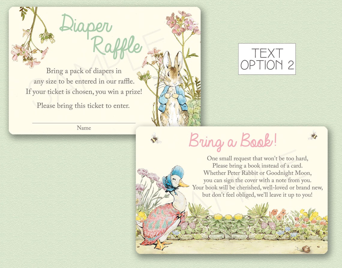 Peter Rabbit Baby Shower Invitation Peter Rabbit Invitation - Etsy