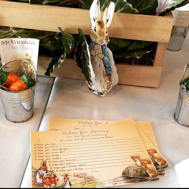 INSTANT DOWNLOAD - LARGE - Peter Rabbit Cut Out Table Stands - 10 ...