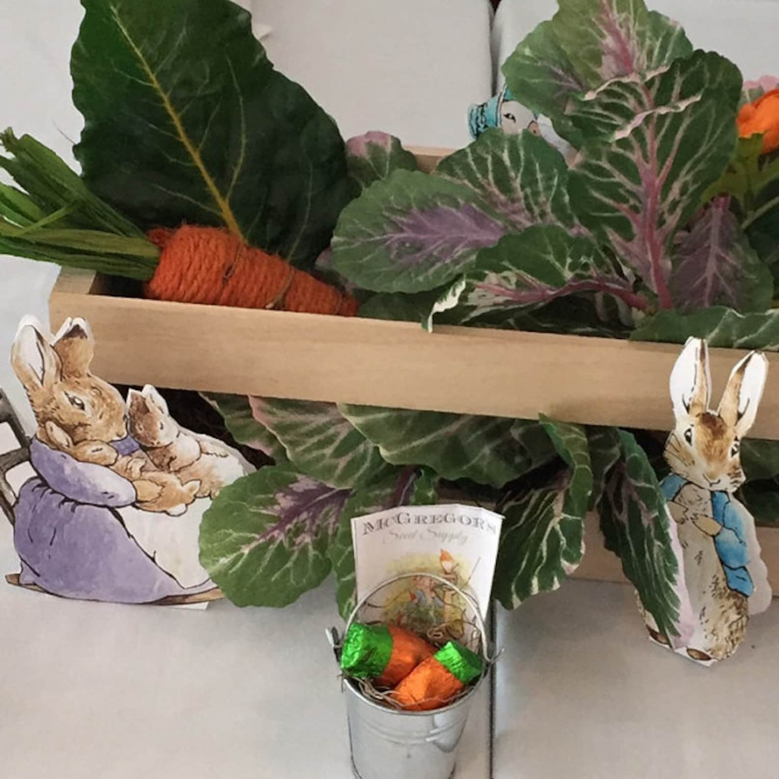 INSTANT DOWNLOAD LARGE Peter Rabbit Cut Out Table Stands 10 Characters ...