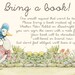 INSTANT DOWNLOAD - Peter Rabbit Baby Shower Bring a Book Card - Beatrix ...