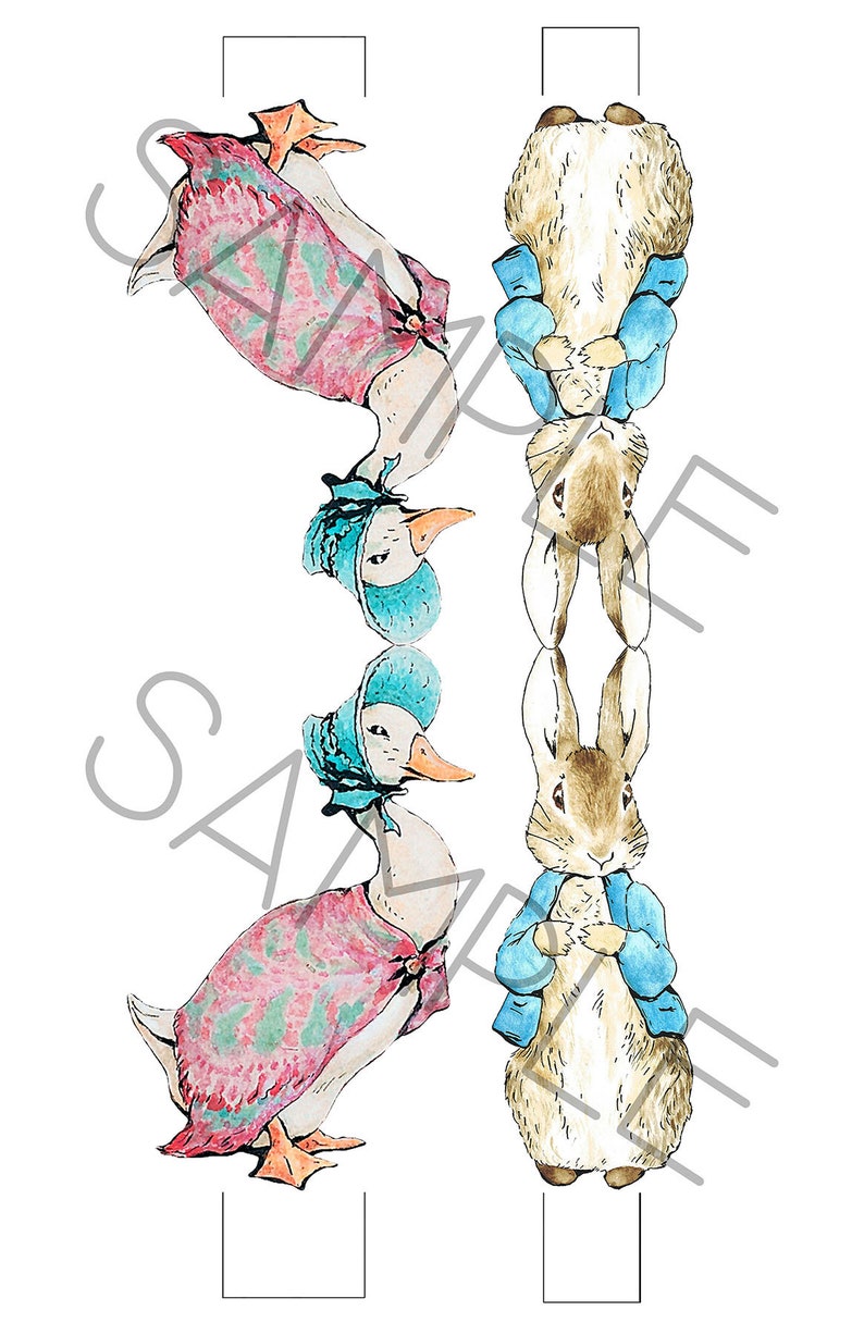 INSTANT DOWNLOAD LARGE Peter Rabbit Decorations Cut Out - Etsy UK