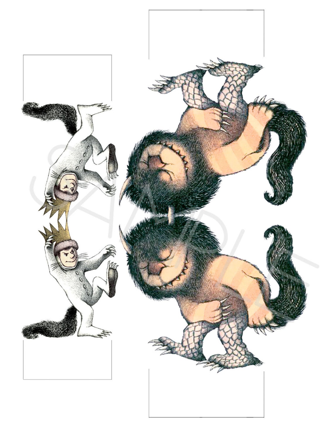 Where the Wild Things Are Table Stands – Baby Shower Decor (instant ...