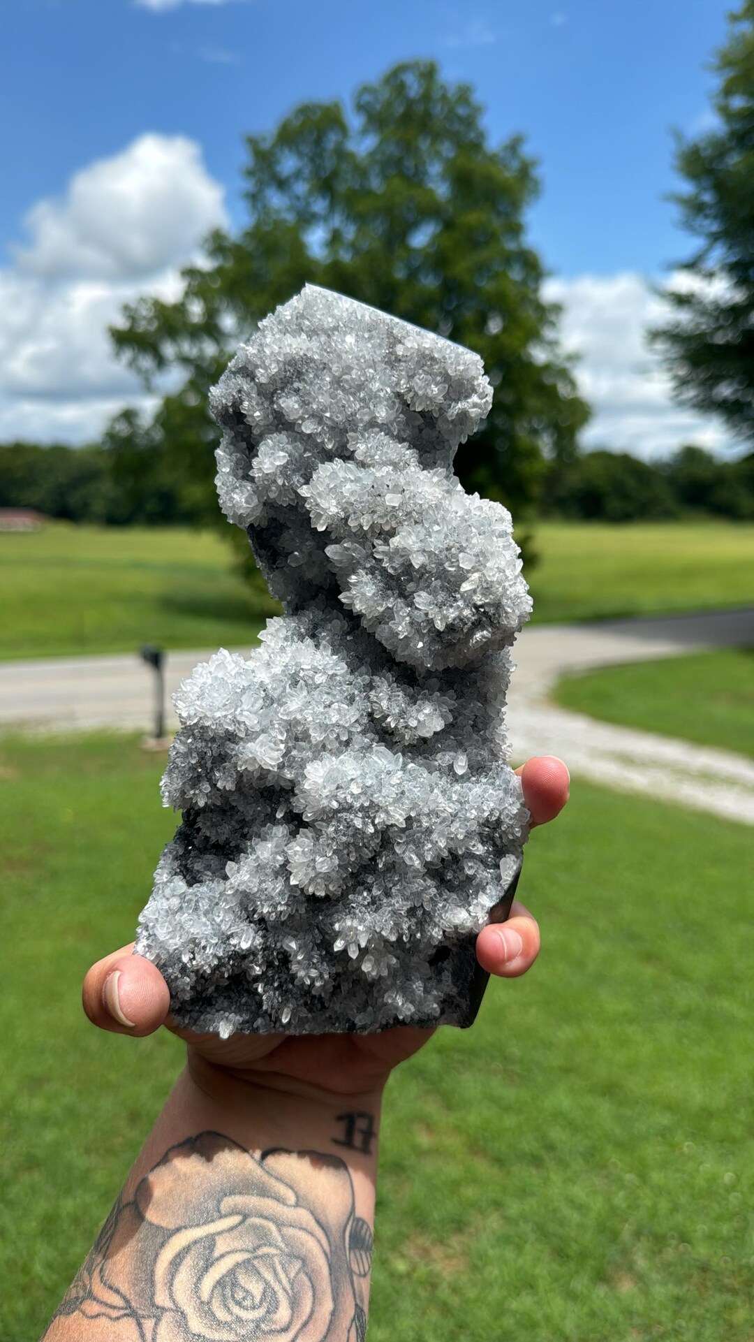 Apophyllite Stalactite Chalcedony Tower - Etsy