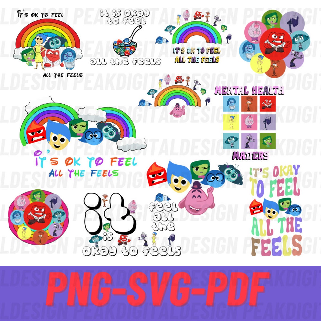 Inside Out 2 PNG, Clipart Bundle, Inside Out 2 Download, Inside Out SVG ...