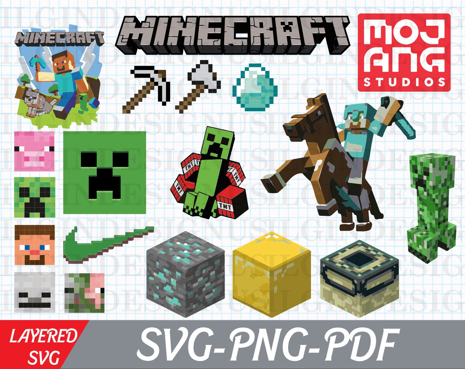 Minecraft Marvels Pack PNG, Minecraft Stickers, Transparent PNG Pixel ...