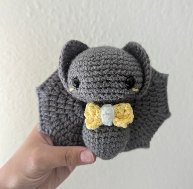 Baby Bat Crochet Plushie Hanging Bat Plushie Bat Amigurumi - Etsy