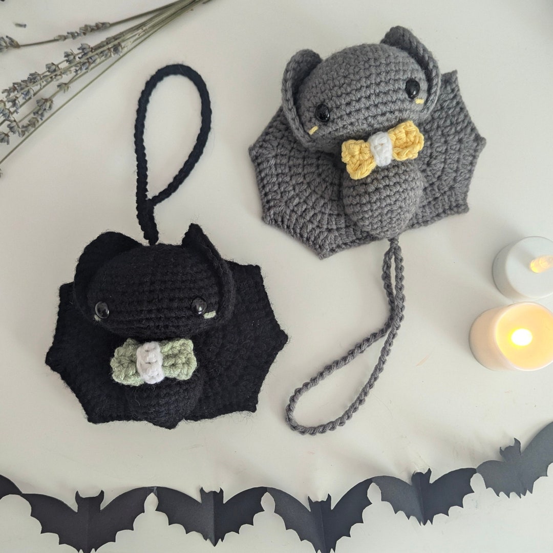 Baby Bat Crochet Plushie Hanging Bat Plushie Bat Amigurumi - Etsy