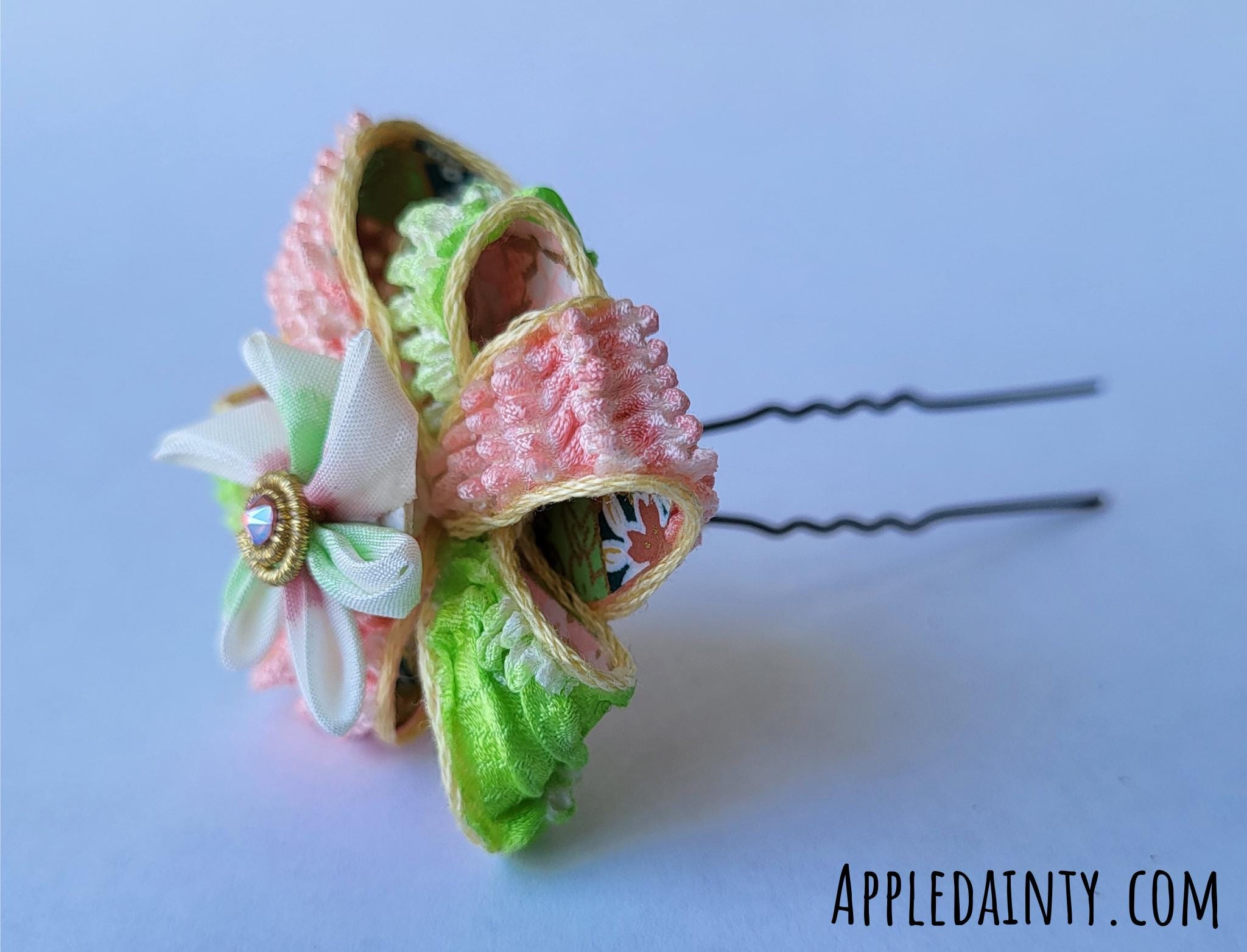 Small Pinwheel Hair Pins - Etsy