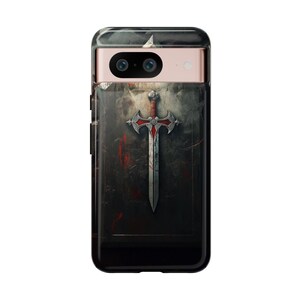 Knights Templar Sword Tough Phone Case: Iphone, Samsung, Pixel - Etsy