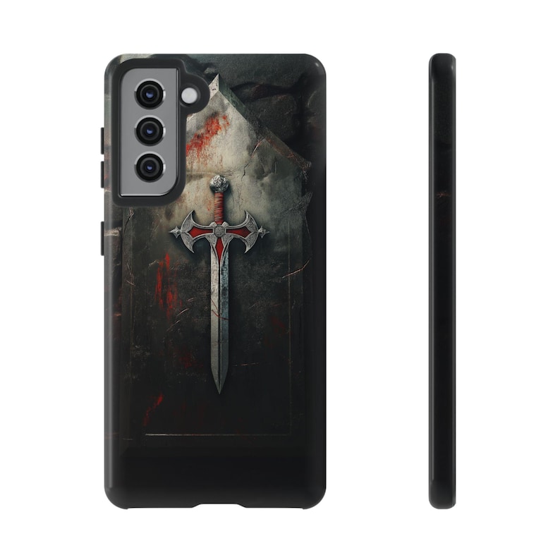 Knights Templar Sword Tough Phone Case: Iphone, Samsung, Pixel - Etsy