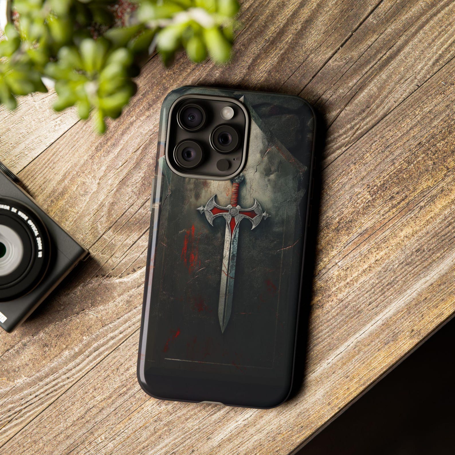 Knights Templar Sword Tough Phone Case: Iphone, Samsung, Pixel - Etsy