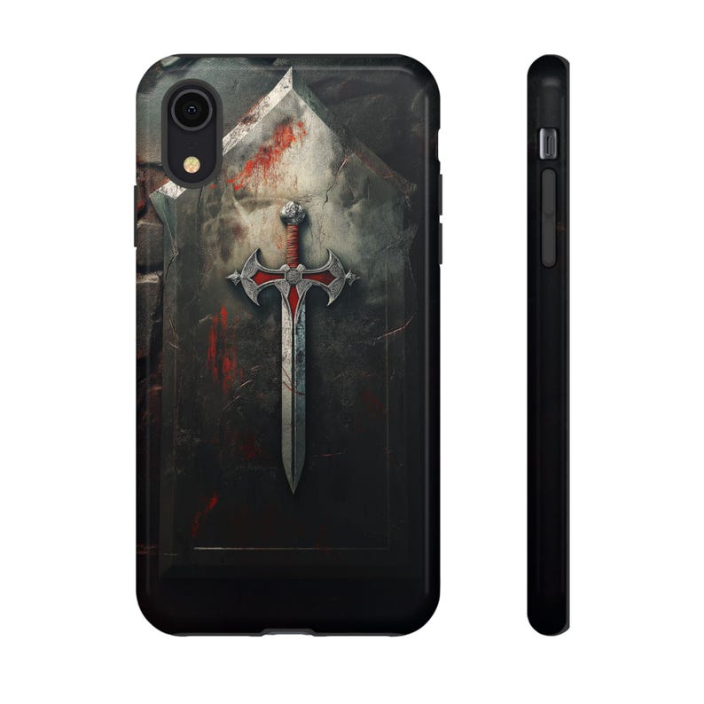 Knights Templar Sword Tough Phone Case: Iphone, Samsung, Pixel - Etsy