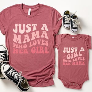 Mama and Me Matching Shirt: Mother Daughter Outfits - Etsy