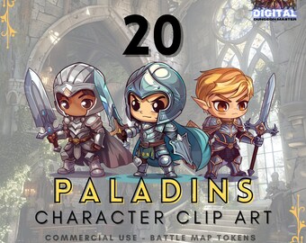 Dnd Ranger Character Token Bundle Rangers 1 20 Clip Art Designs for ...