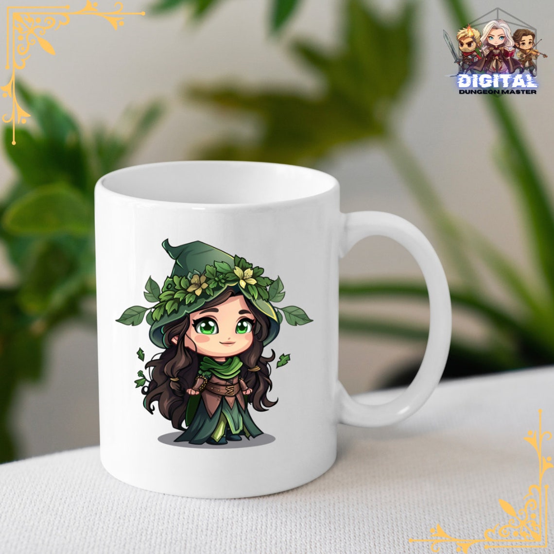 Dnd Druid Character Token Bundle - Druids 1 - 20 Clip Art Designs for ...