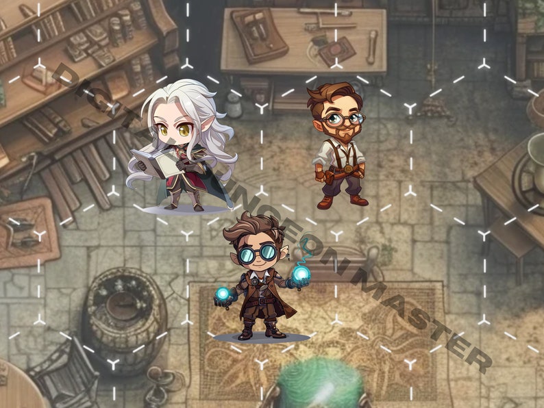 Dnd Artificer Character Token Bundle - Artificers 1 - 20 Clip Art ...