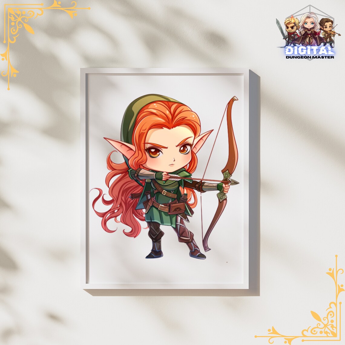 Dnd Ranger Character Token Bundle Rangers 1 20 Clip Art Designs for ...