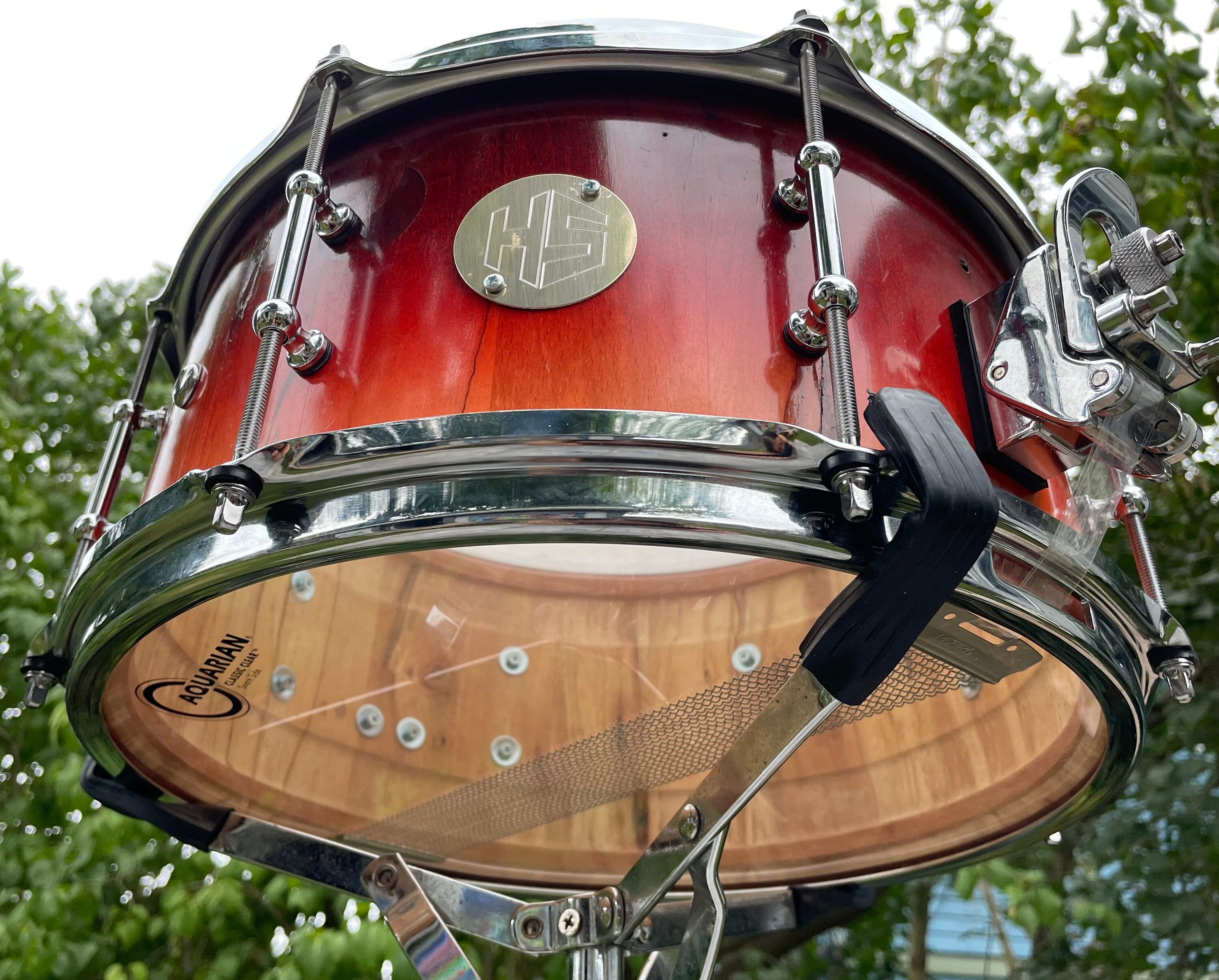 Beech Snare Drum, Stave Snare Drum, Solid Wood Snare, 8 Lug Snare. - Etsy