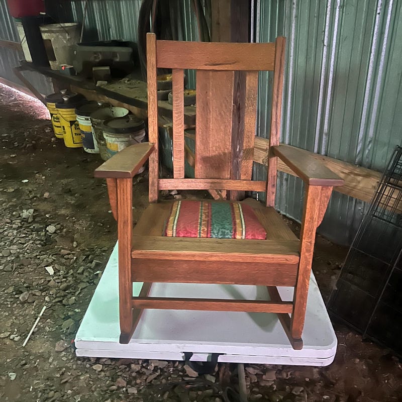 Mission Style Rocking Chair - Etsy