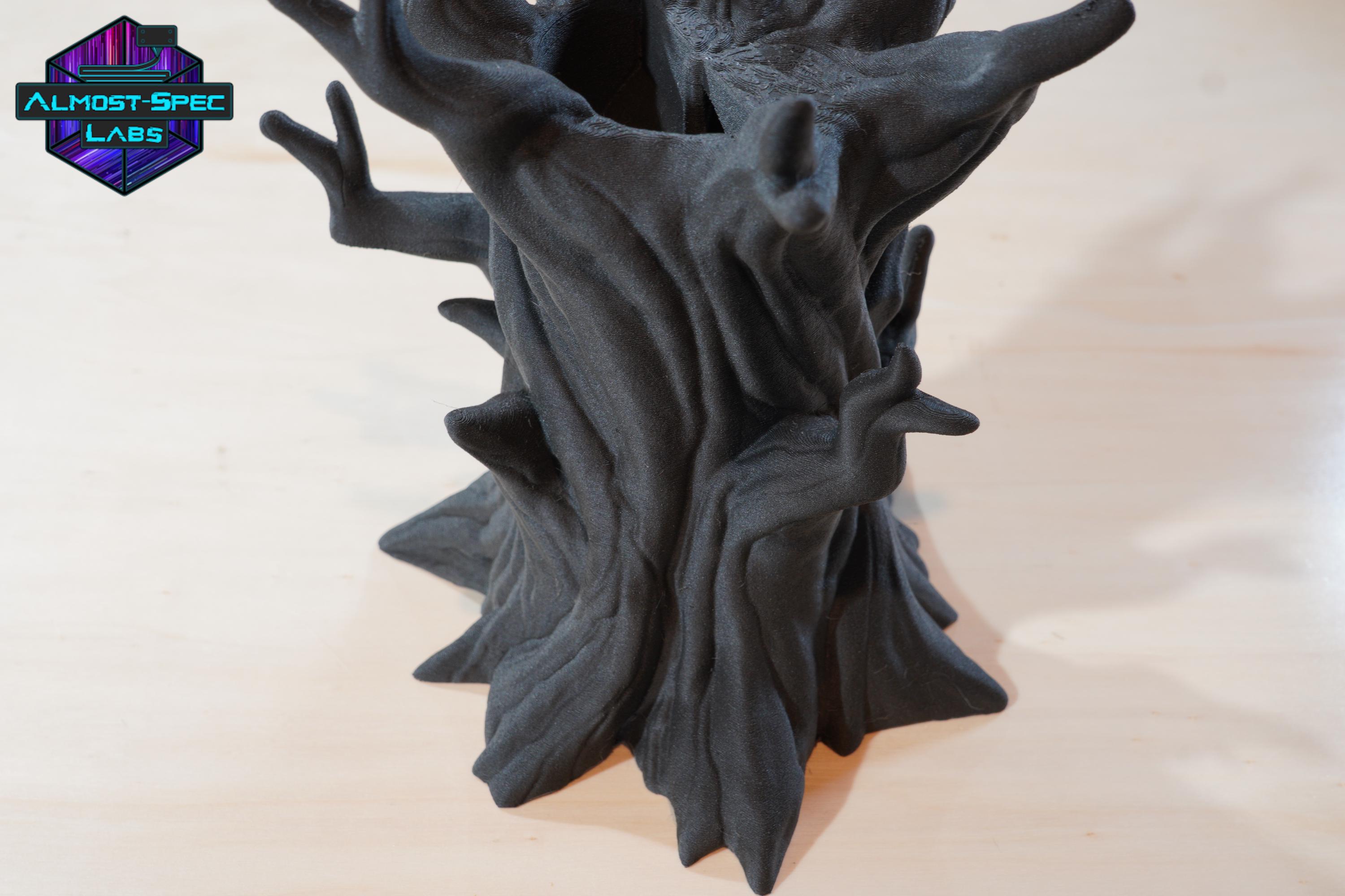 3D Printed Spooky Twisted Tree Dice Tower for Board Games and Dungeons ...