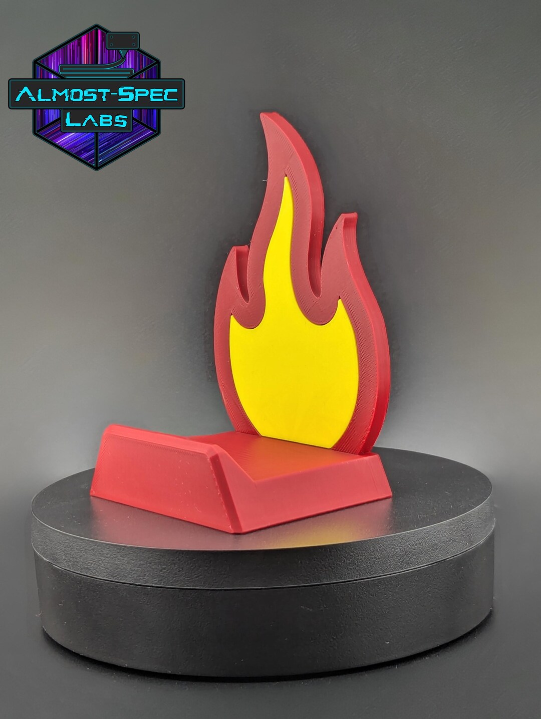 Flame Card Stand, 3D Printed Display for Trading & Collector Cards - Etsy