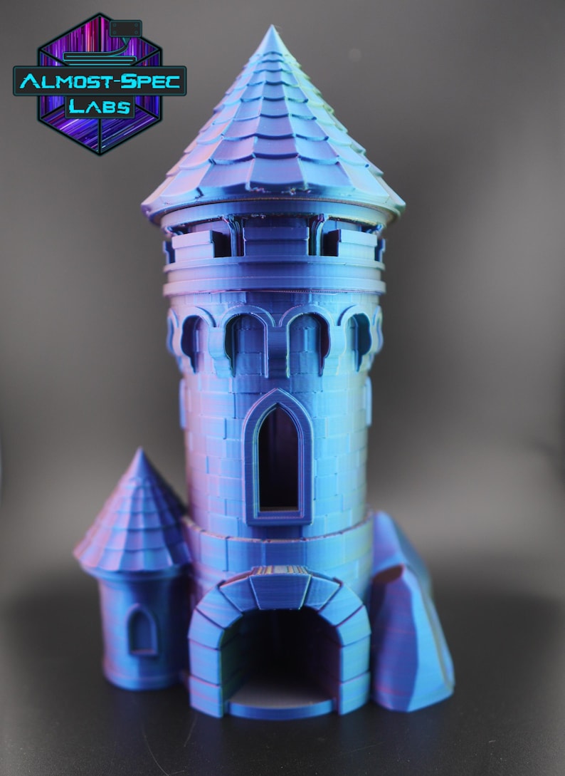 3D Printed Castle Dice Tower: Dungeons and Dragons Board Games - Etsy