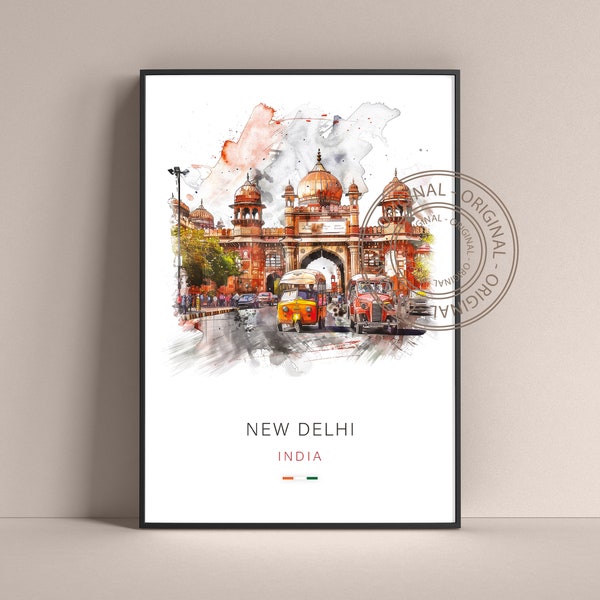 Delhi Poster - Etsy
