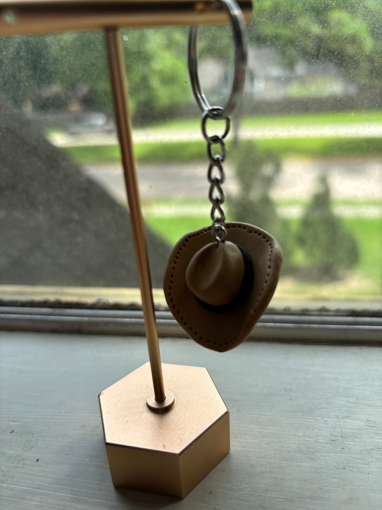 Cowboy Hat Keychains 4 Styles Handmade Polymer Clay Keychains - Etsy