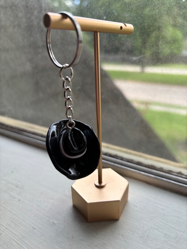 Cowboy Hat Keychains 6 Styles Handmade Polymer Clay Keychains Western ...