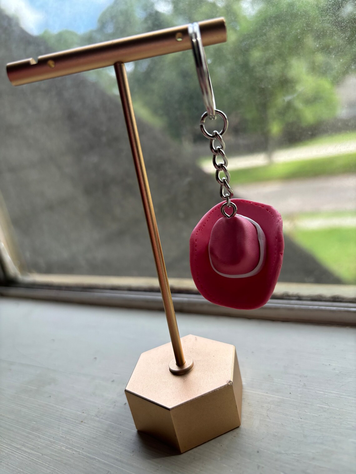 Cowboy Hat Keychains 4 Styles Handmade Polymer Clay Keychains - Etsy