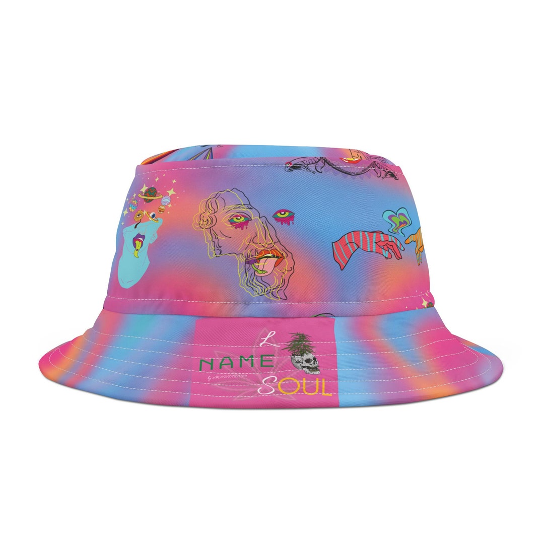 Psychedelic Bucket Hat AOP - Etsy