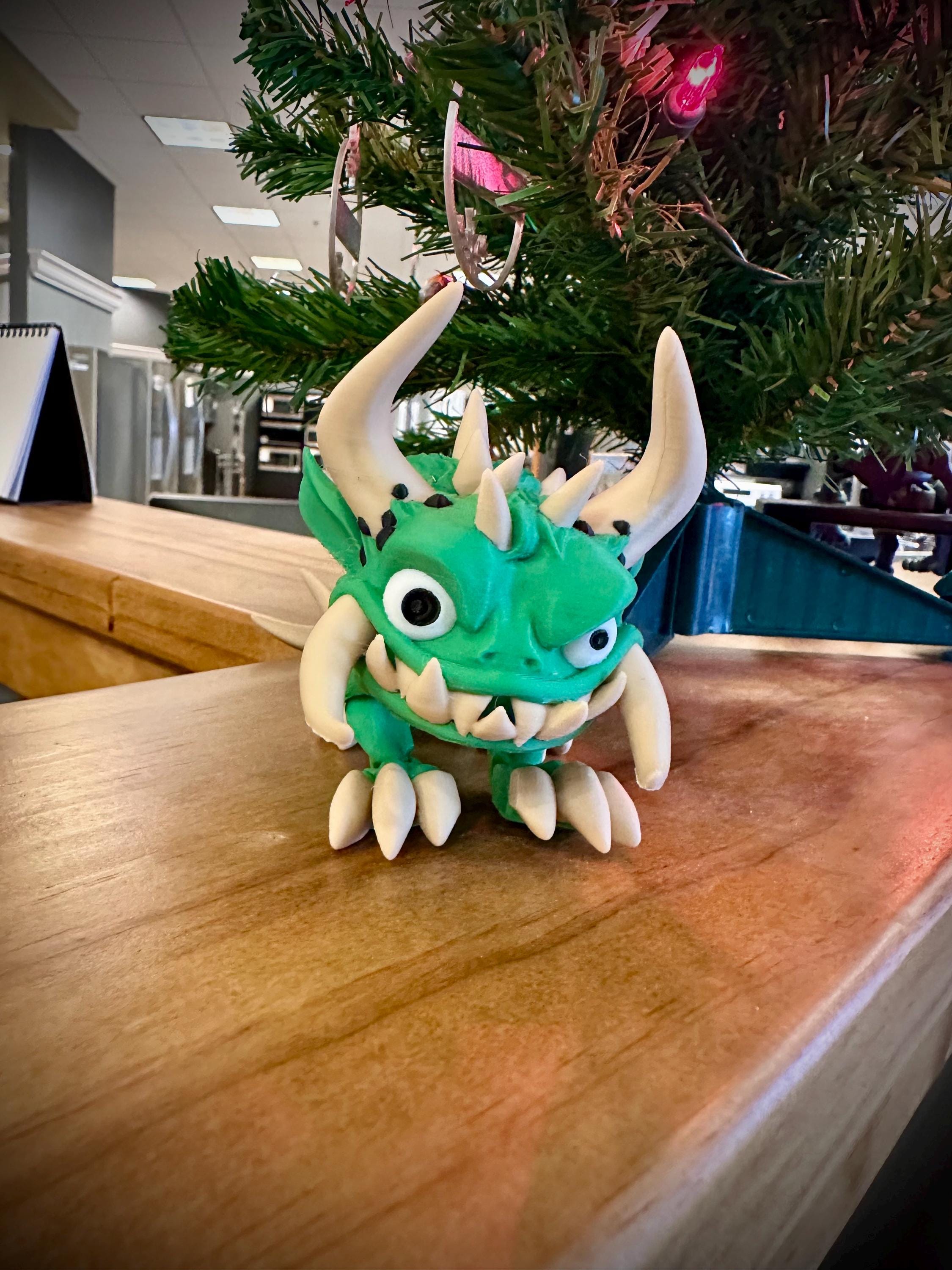 Cryptid Hodag - 3D Printed Articulated Multi-color - Etsy