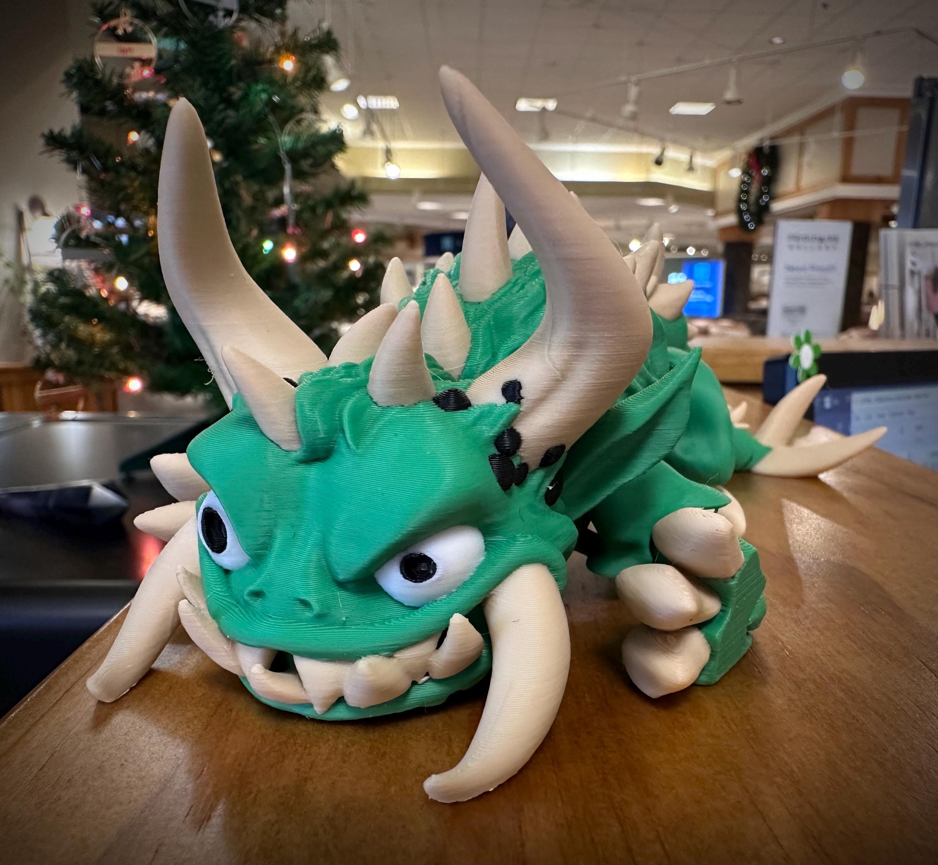 Cryptid Hodag - 3D Printed Articulated Multi-color - Etsy
