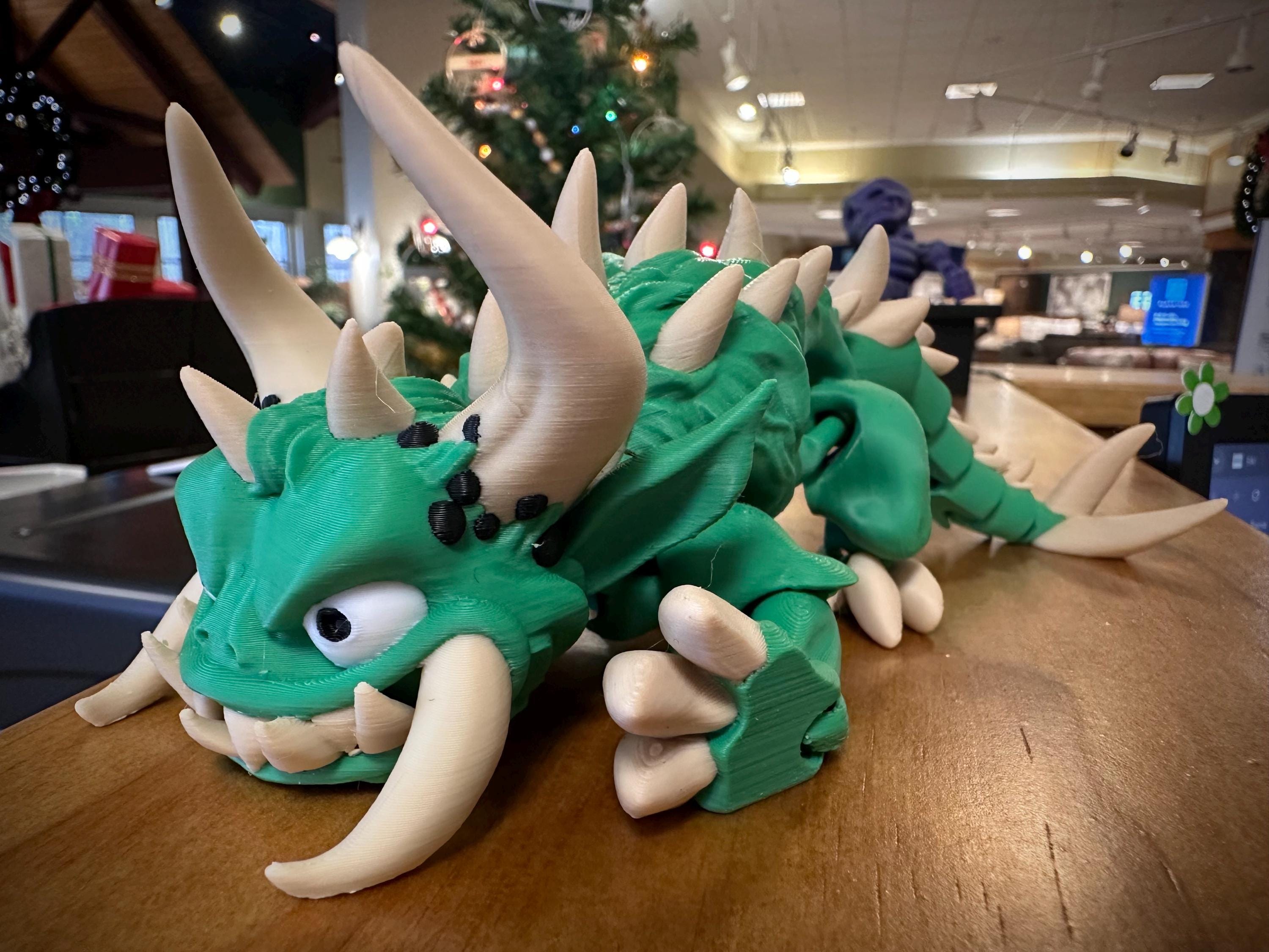 Cryptid Hodag - 3D Printed Articulated Multi-color - Etsy