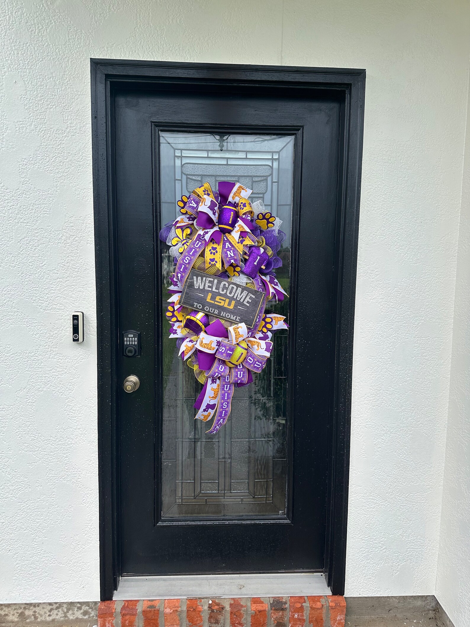 LSU Wreath, LSU, Baton Rouge, Purple and Gold, Tigers - Etsy