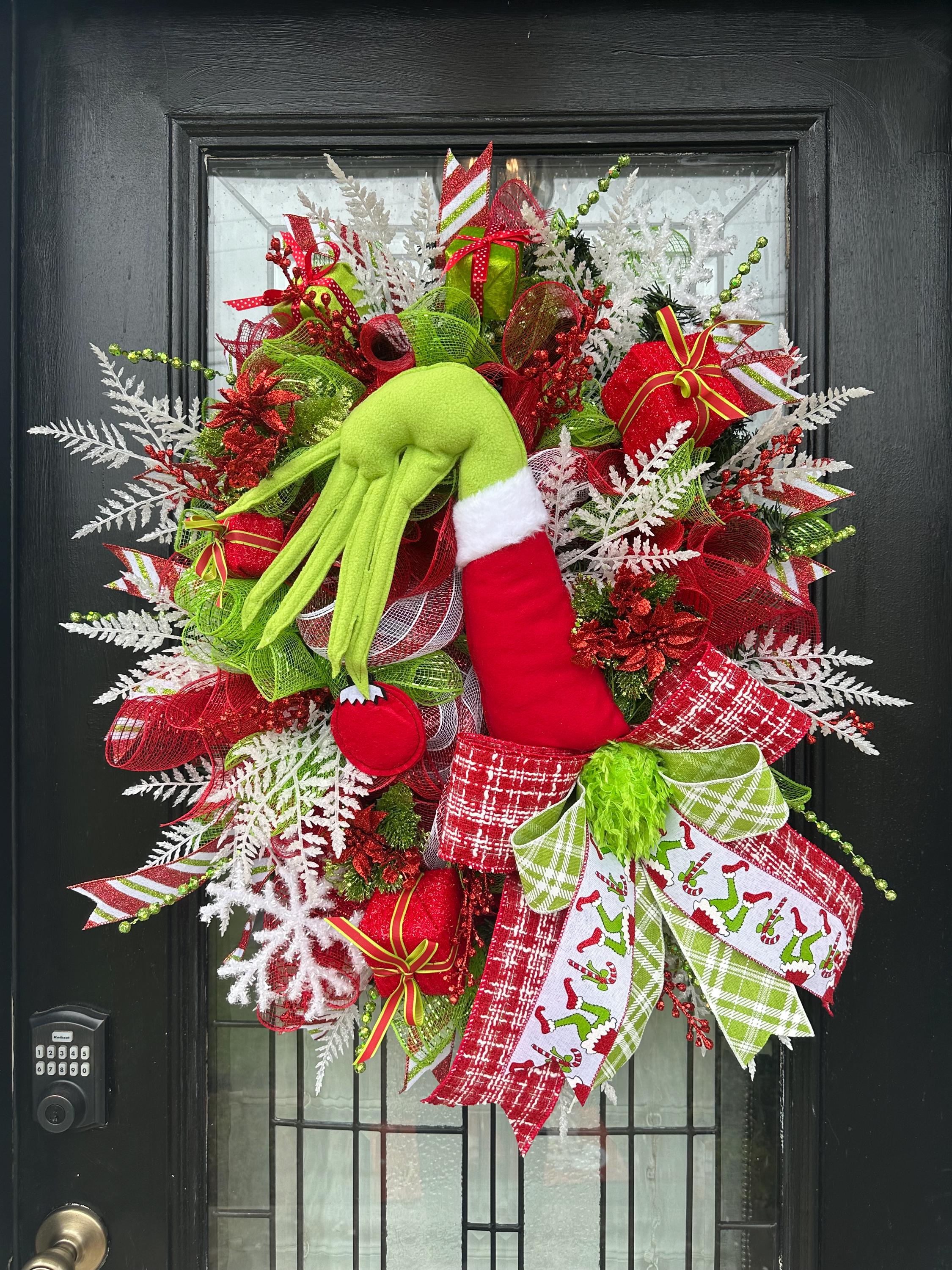 Green Monster, Christmas, Grinch, Green, Red, Holiday - Etsy