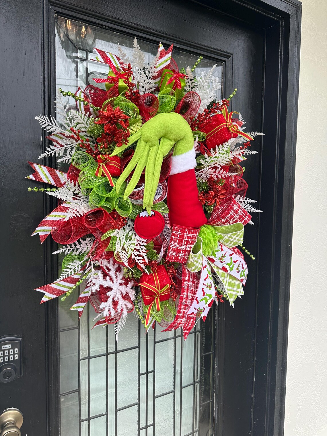 Green Monster, Christmas, Grinch, Green, Red, Holiday - Etsy