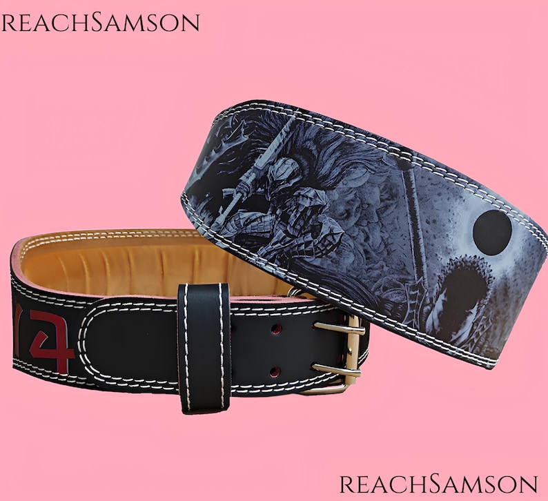 Anime Gym Belts,berserk Anime Weightlifting Belt for Men Women Lever ...